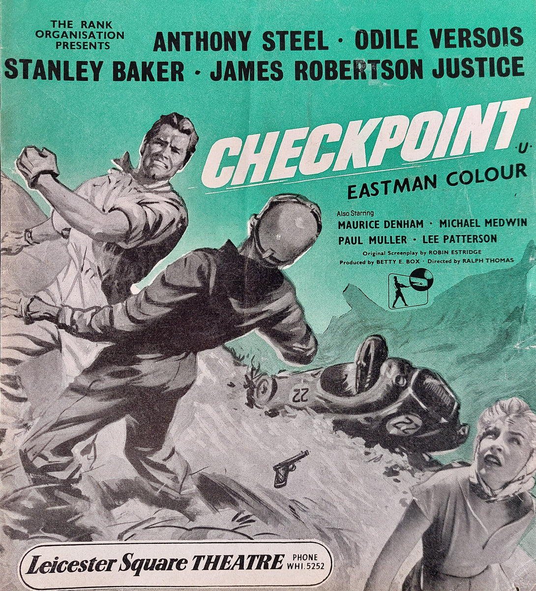 Checkpoint (UK, 1956) Original Movie Poster – Drivepast Original Movie ...