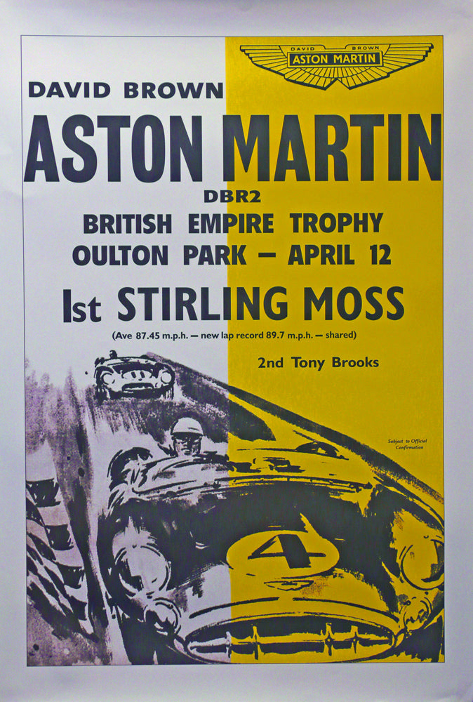 ASTON MARTIN RACING – Drivepast Original Movie Posters & Vintage Movie ...