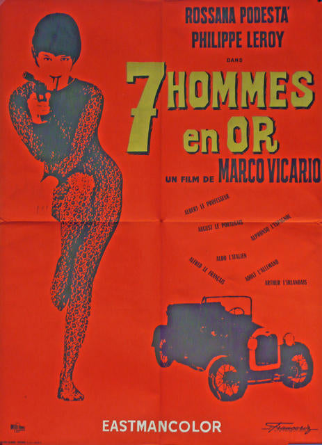Seven Golden Men France 1965 – Drivepast Original Movie Posters ...